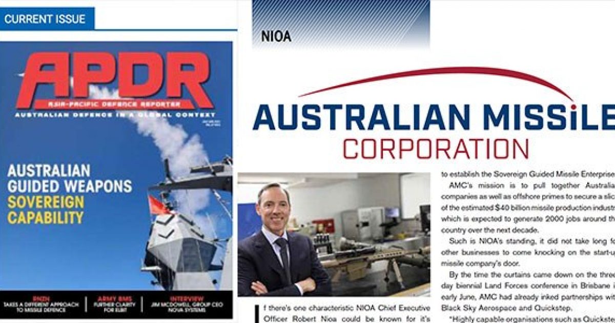 Australian Missile Corporation - APDR report on AMC